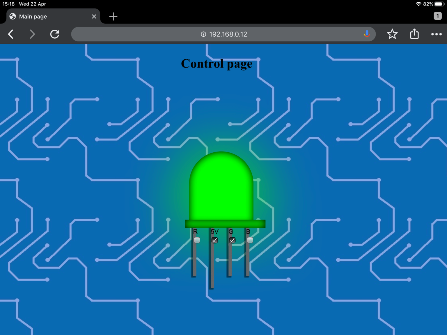 Arduino Web Server Led Control Project Control Arduino Via A Web Page With Ease